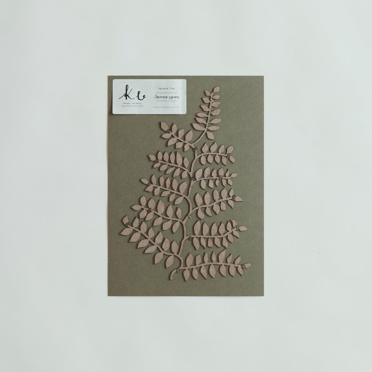 Japanese paper incense [Hinoki] | Sempuku